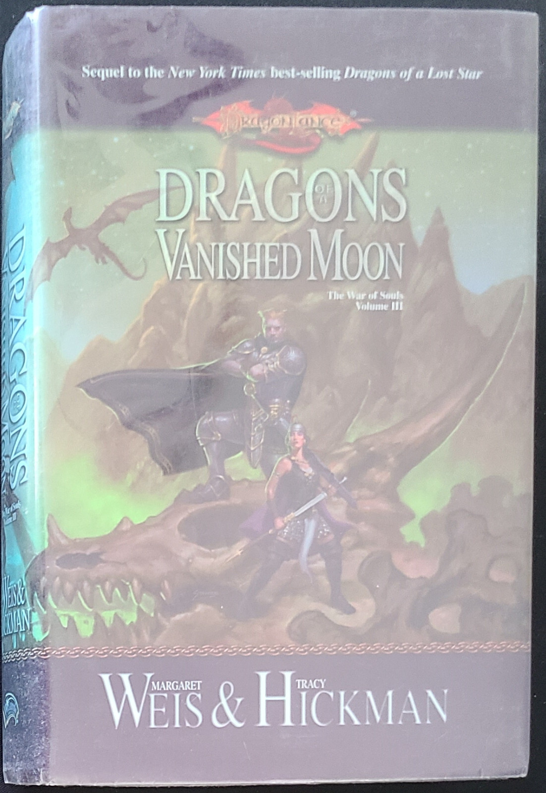 Dragonlance DRAGONS OF A VANISHED MOON by Margaret Weis (HC 2002) War ...