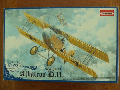 Albatros D.II - Oeffag s.53 - WWI German Fighter - Roden Kit Ro 018 --1 ...