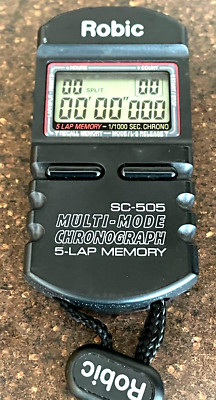 Robic SC-505 Multi-Mode Chronograph 5-Lap Memory Timer | eBay
