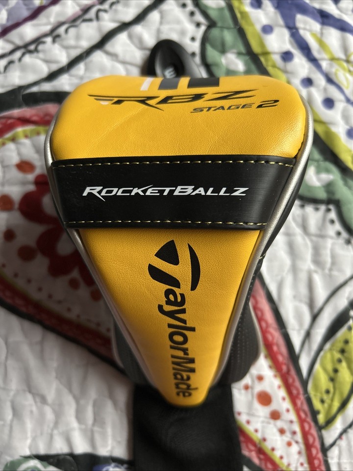 Taylormade RBZ Stage 2 Yellow Black Golf Club Driver Head Cover w ...