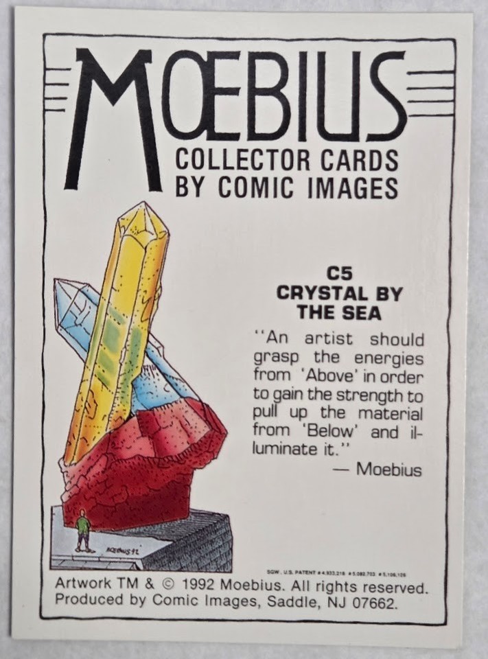 1992 Moebius Collector Cards By Comic Images C1 - C6 Promo Insert Chase ...