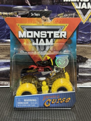 Monster Jam Pirates Curse Nitro Neon Truck HTF Rare 1/64 Poster Figure ...