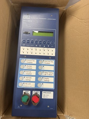 Schweitzer Sel 351s P/n 0351s614b455421 Relay Meter Control Fault ...