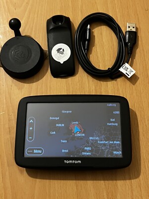 TOMTOM Go Basic 5” Smart WiFi GPS Sat Nav UK & Full EUROPE Lifetime ...