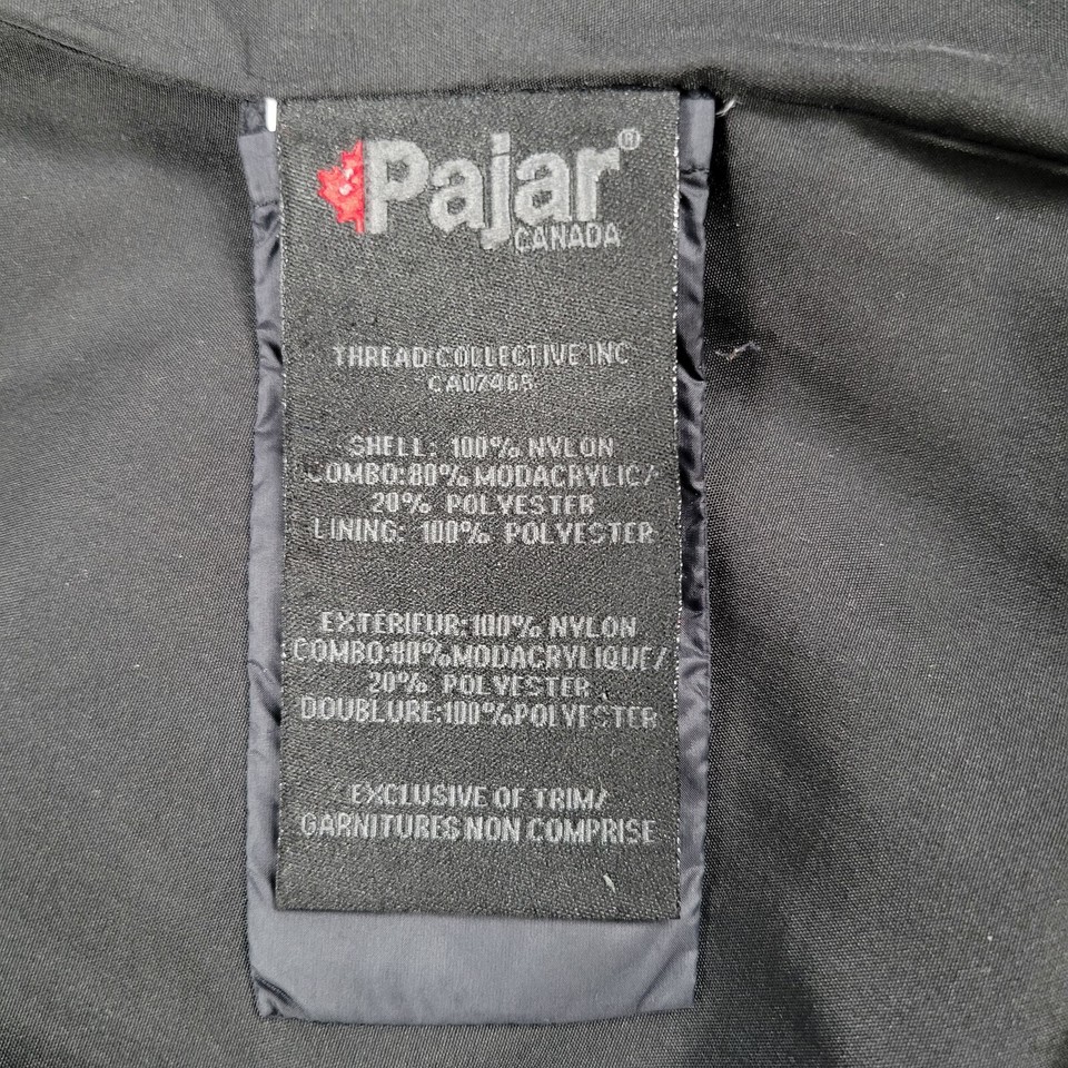 Pajar Canada Jacket Womens Medium Black Lightweight Quilted Puffer ...