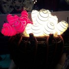 Vintage String Lights 35 lights Thai Real Silk Cocoon Handmade DIY ...
