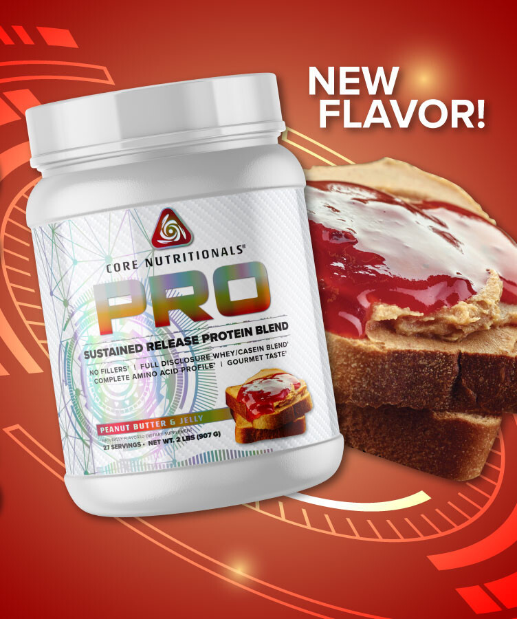 Core Nutritionals Pro Sustained Release Protein Blend - 26 Ser 2LB All ...