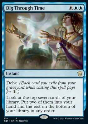 Magic the Gathering MTG Dig Through Time (119) Commander 2021 LP | eBay