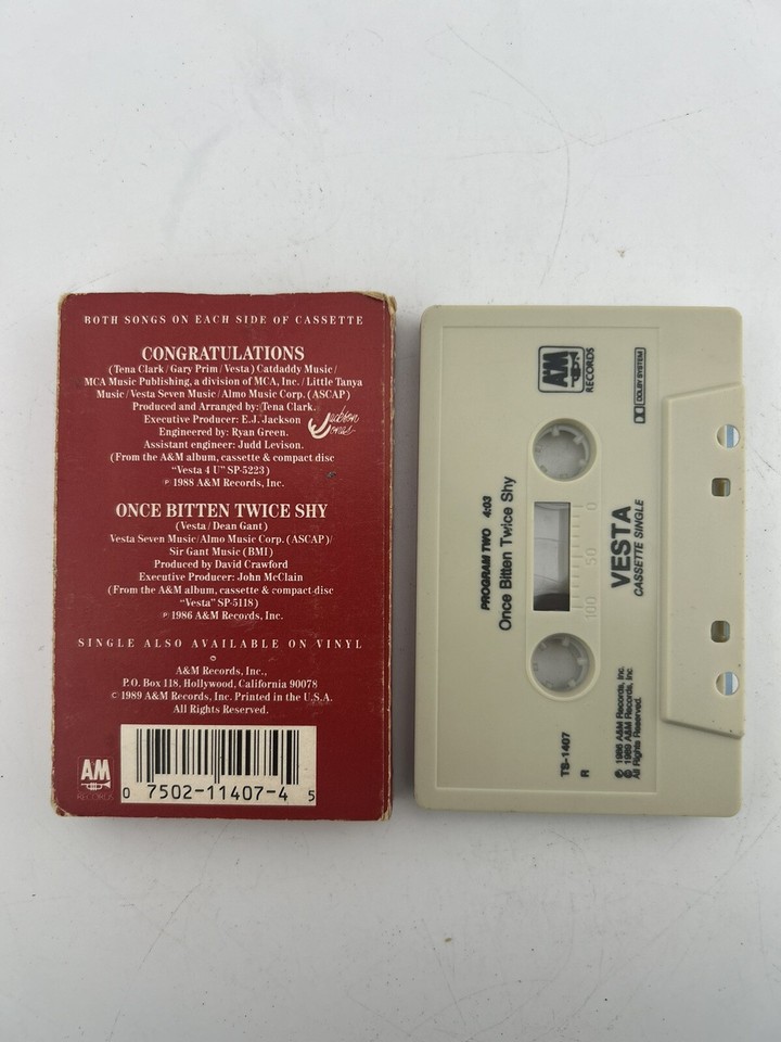Vesta Congratulations - Cassette Single | eBay