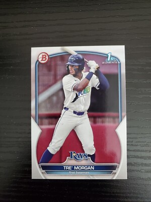 Tre' Morgan - 2023 Bowman Draft Paper Prospect 1st Bowman BD-199 - RAYS ...