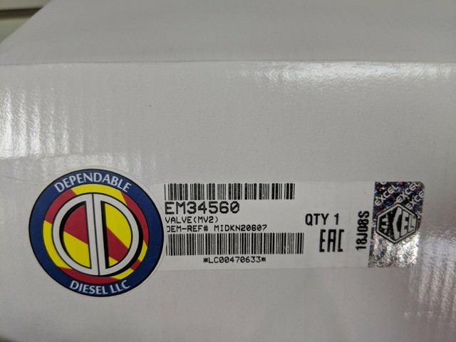 Mv2 Control Module Dash Hand Operated Valve. Excel# EM34560 Ref ...