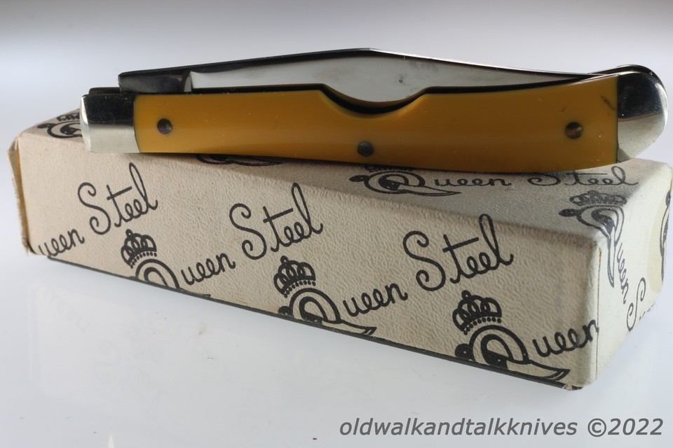 Queen Steel Toothpick Single Blade Knife w/Box Delrin HDL made in USA ...