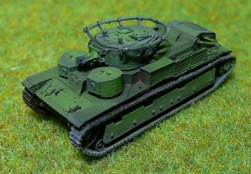 Panzer Depot 1/144 WWII Russian Heavy Tank T-28 Early version green ...
