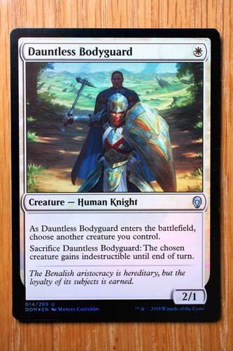 Dauntless Bodyguard FOIL / Dominaria *Pack Fresh NM* English Magic ...