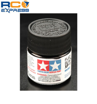 Tamiya Acrylic Mini XF1 Flat Black TAM81701 | eBay