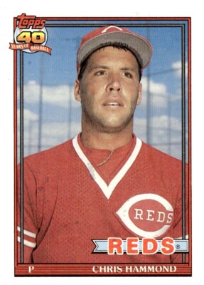 1991 Topps #258 Chris Hammond - Cincinnati Reds | eBay