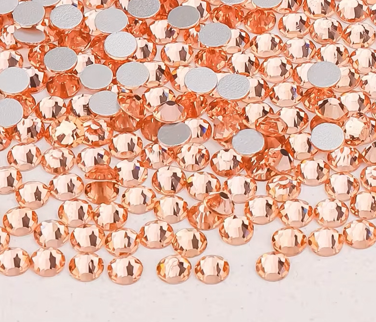1440p Glass Crystal Flatback NO-Hotfix Rhinestones SS4- SS30 34 colors ...