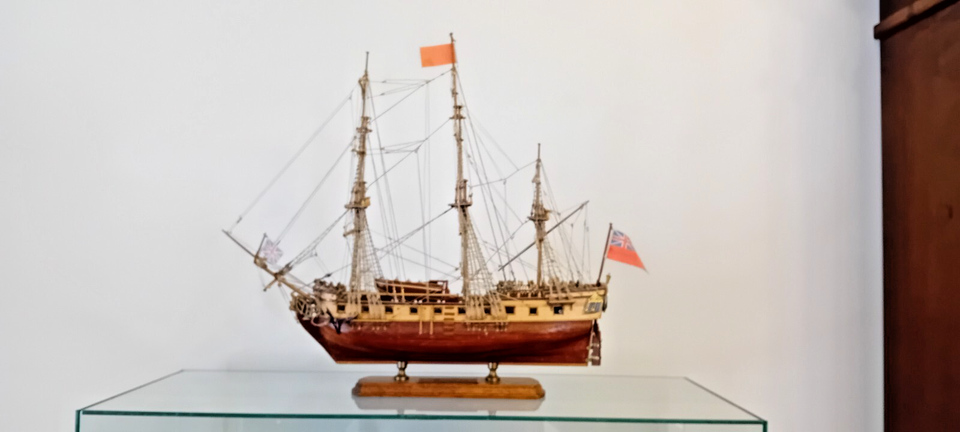 wooden ship model assembled 'HMS FRIGATE GREYHOUND" | eBay