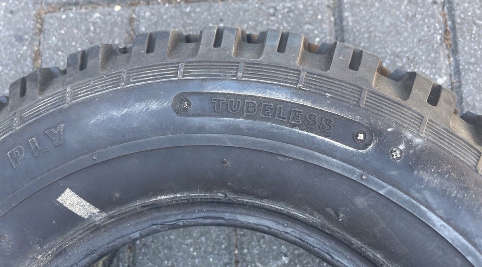 Classic Mini Wheel Tyre S&M Austin Morris Cooper 165x70x10 Mud Goodyear ...