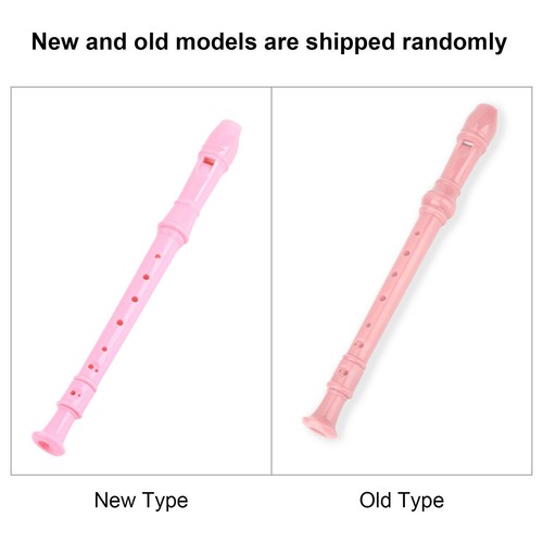 8 Holes High Pitch Soprano Recorder Flute ABS Flageolet Instruments ...