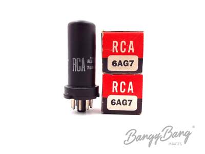 2 Vintage RCA 6AG7/6AK7 Video Buffer Amp. Metal Power Pentode Audio ...