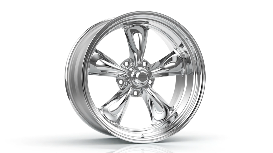 American Racing Vintage VN515 Torq Thrust II 18x10 5x4.75 Polished ...