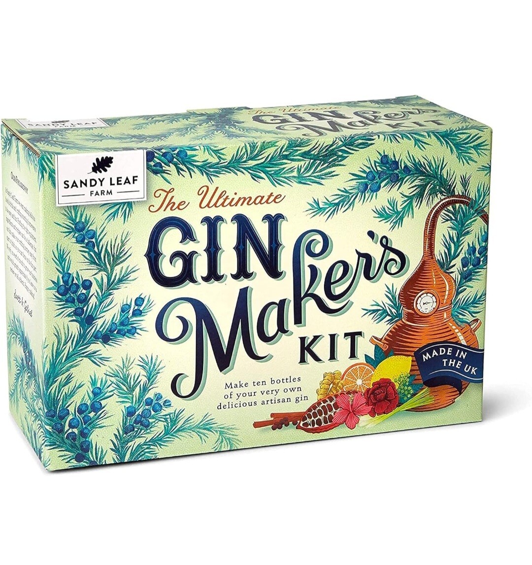Sandy Leaf Farm Gin Making Kit - 10 Bottle Gin Maker’s Set w/Pink ...