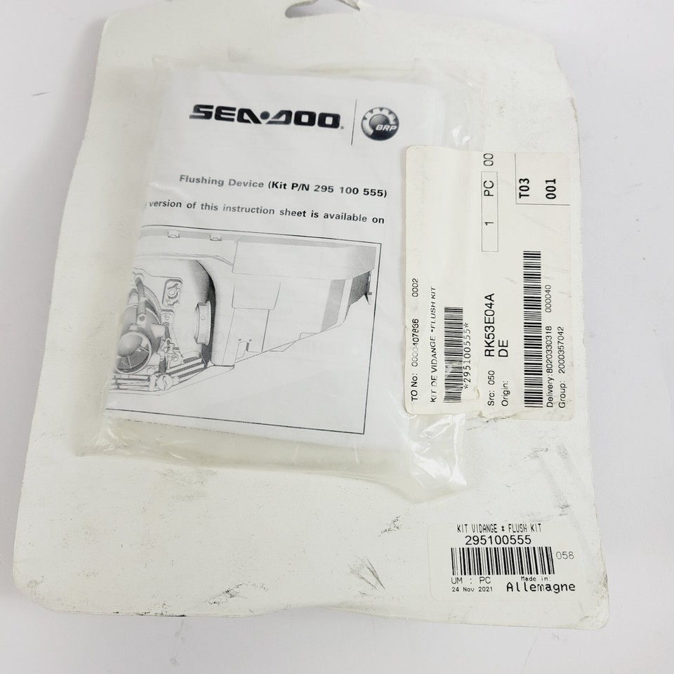 Sea-Doo OEM Spark 2 Up Flush Kit 295100555 | eBay