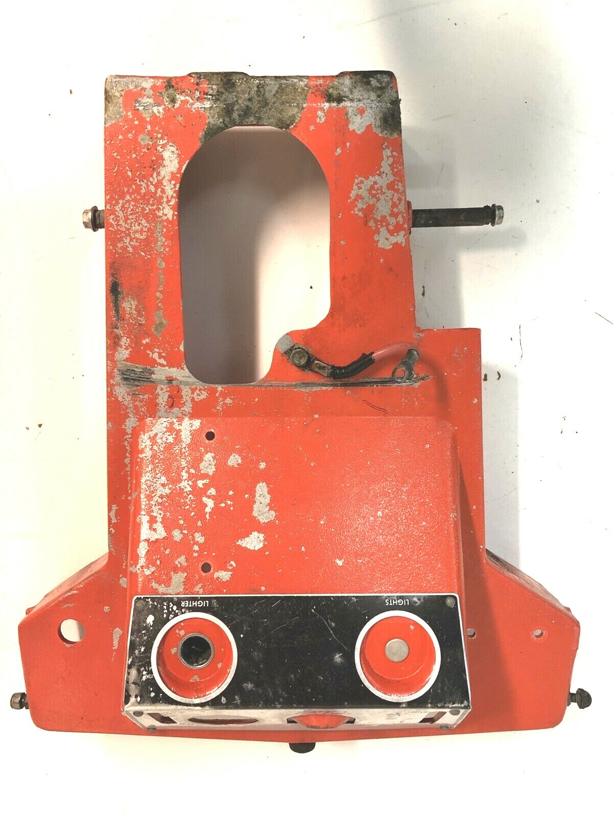 Aluminum Dash Panel Assembly from a 1967 Jacobsen Chief 1200 12hp ...