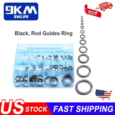 50~100Pcs 9KM Rod Ceramic Ring Fishing Rod Guide Repair Ring Kit All ...