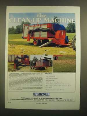 1988 Brouwer Brouwer-Vac Ad - The Clean-up Machine | eBay