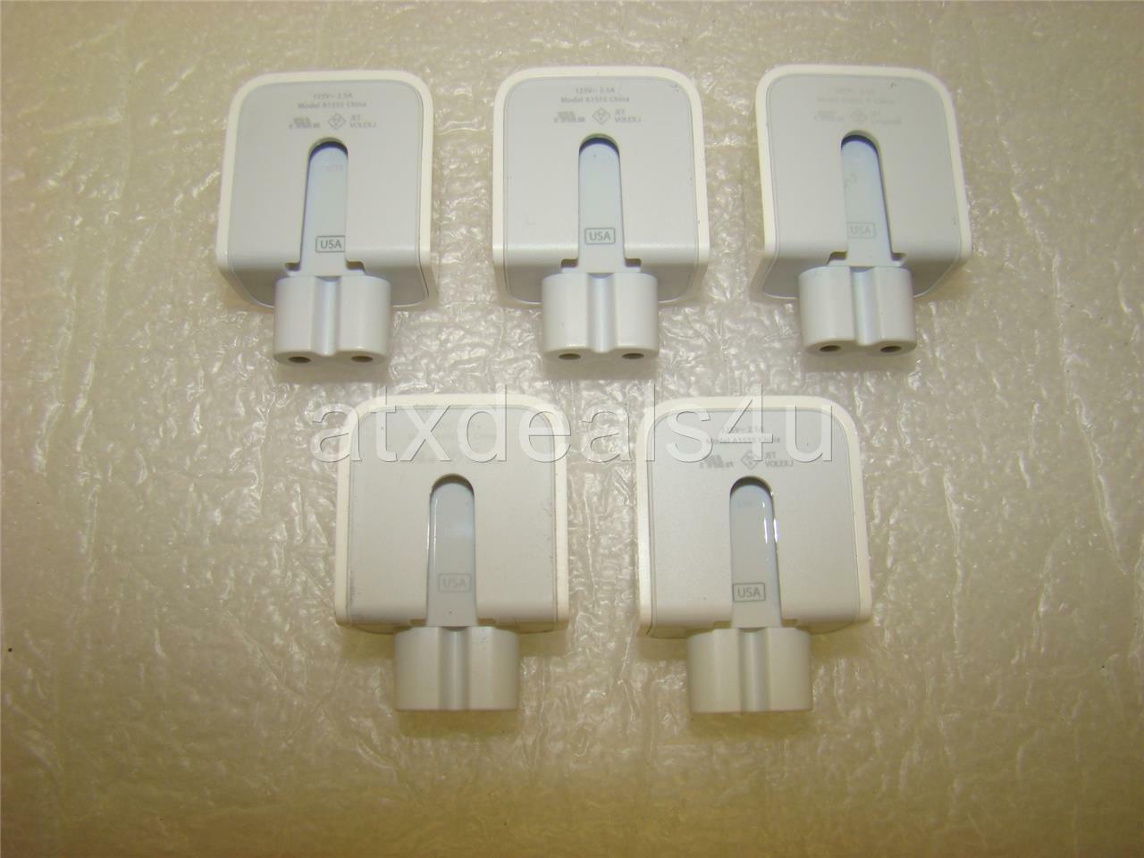 Apple A1555 USB-C Duckhead 2-Prong Wall Plug For MacBook Pro Air Lot of ...