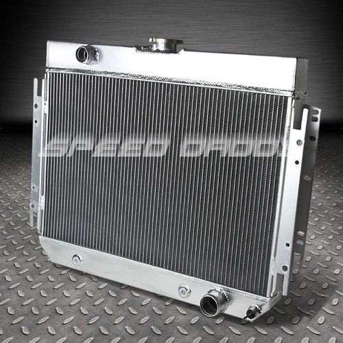 FOR 64-67 CHEVY EL CAMINO CHEVELLE MT l6/V8 3-ROW ALUMINUM CORE RACING ...