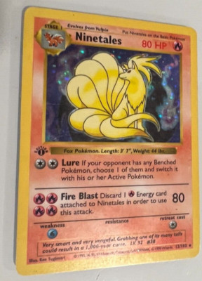 1999 Pokemon Ninetales Holo 1st Edition RARE | eBay