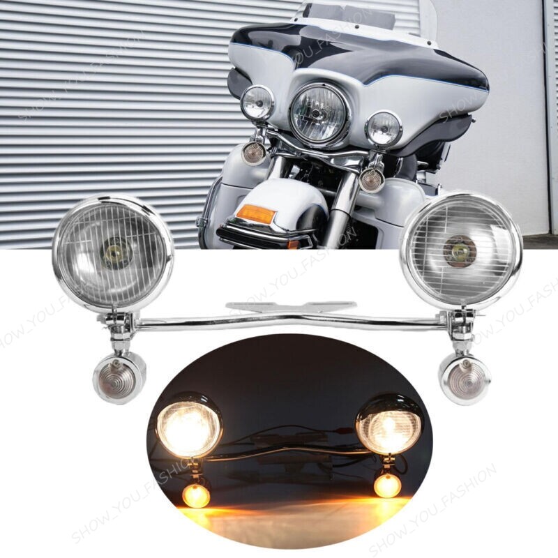 Passing Turn Signals Light Bar For Yamaha V-Star XVS 650 1100 Classic ...