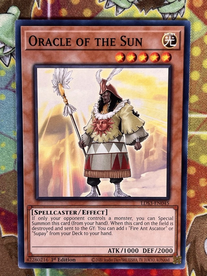 Yugioh Oracle Of The Sun LDS3-EN045 Single | eBay