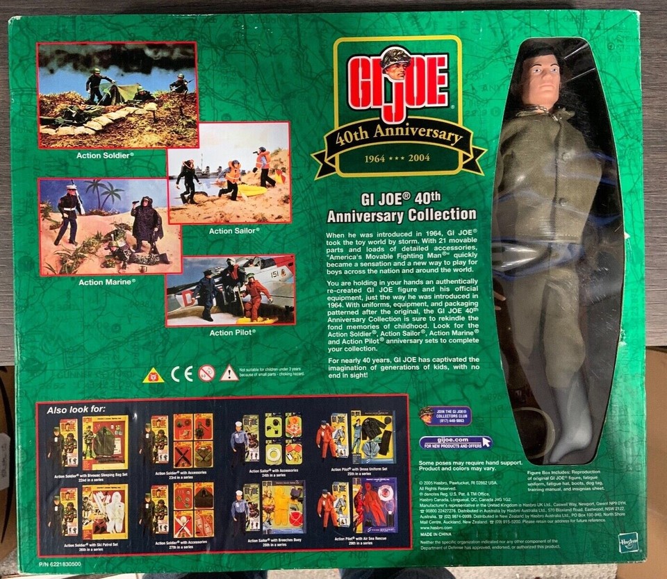 GI Joe 40th Anniversary Exclusive Action Soldier SET 23rd Series Rare ...