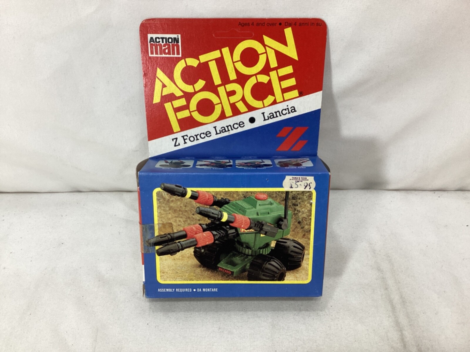 1984 Vintage GI Joe Action Force Z Force Lance MISB Boxed Sealed ...