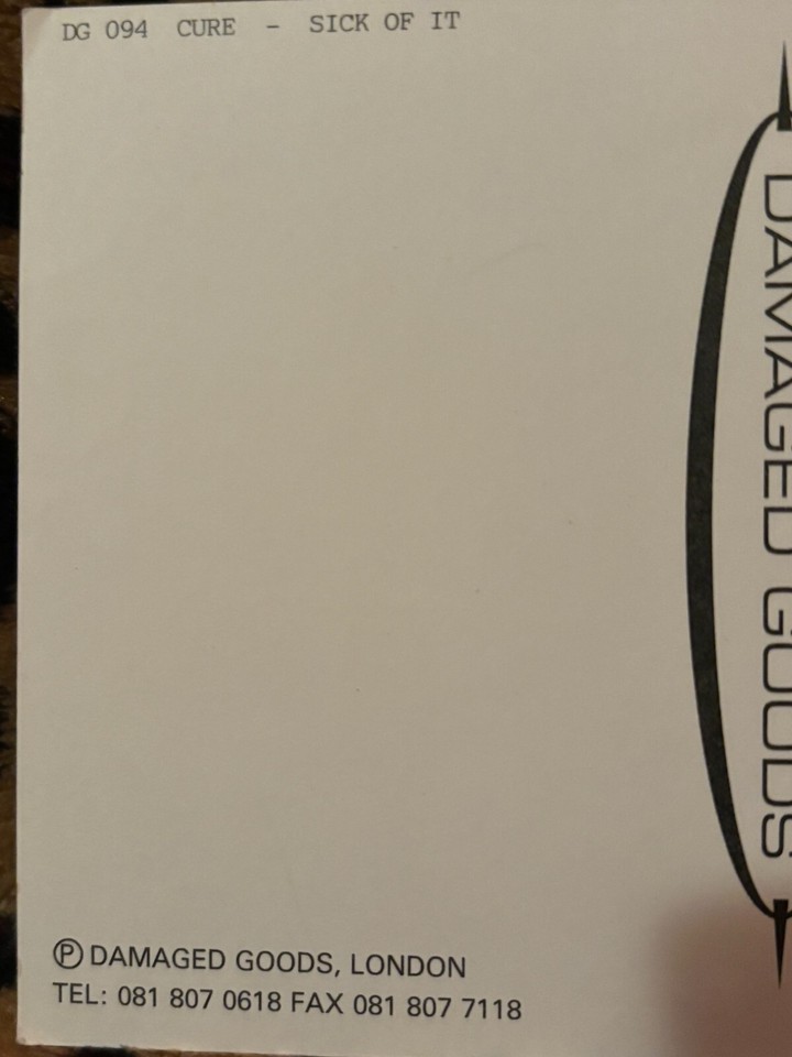 The Cure Postcard Lot Vintage 90s Robert Smith 80s Goth UK | eBay