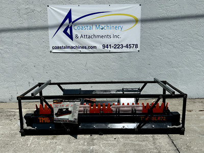TMG Industrial 72” Skid Steer Land Ripper w/Rake Comb Scarifier ...