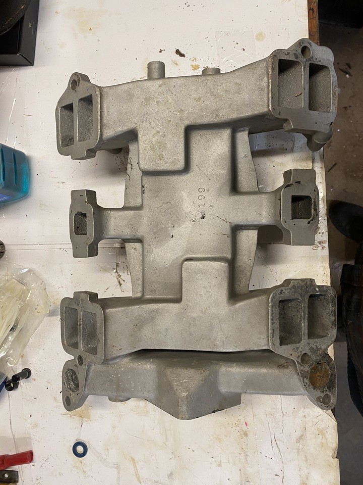 Ford Y Block 292 312 Offenhouser Tri power Intake Manifold | eBay