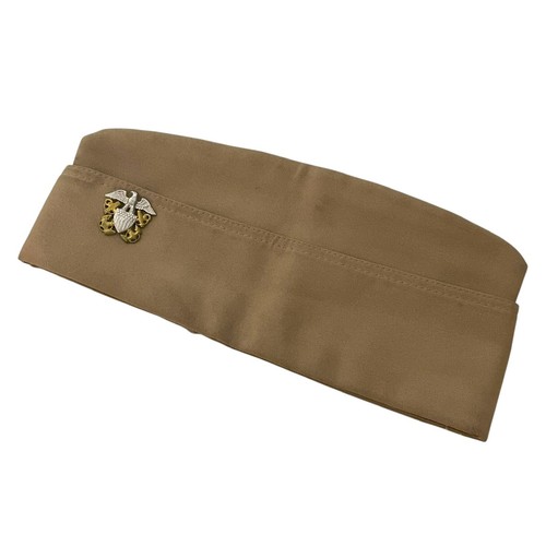 WWII US Navy Officer Garrison Cap with Eagle and Officer Rank Devices ...