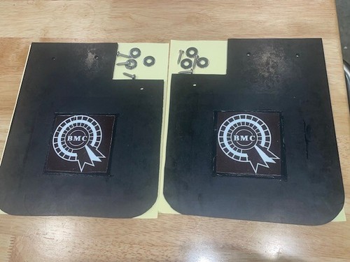 Pair Works BMC Rally Classic Mini Mudflap (Special Tuning) Mk1 Cooper S ...