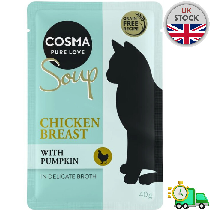 Cosma Soup Supplementary Food for Cats Saver Pack 24 x 40g | eBay