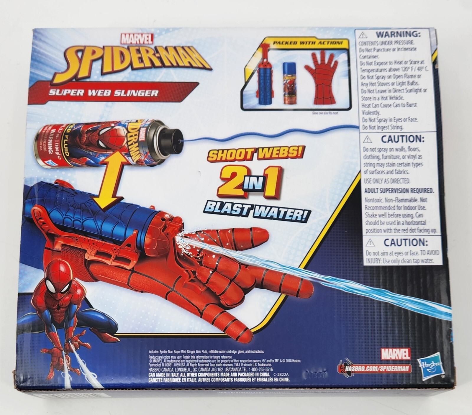 Hasbro Spiderman Super Web Slinger - B9764 for sale online | eBay