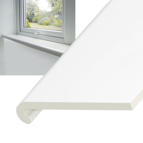 uPVC Window Sill Capping Board Plastic Bullnose Cill Cover Board 5 ...