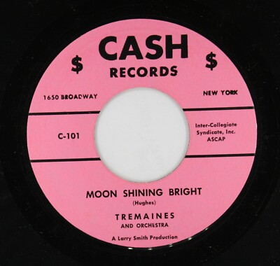 TREMAINES Doo Wop REPRO 45rpm Jingle Jingle b/w Moon Shining Bright ...