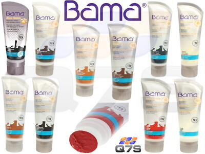 BAMA Shoe Cream with Carnauba Wax Tube With Applicator Sponge Tex ...