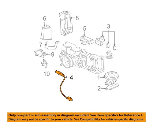 GM OEM 97-02 Cavalier Emission System Emission Components-Oxygen Sensor ...