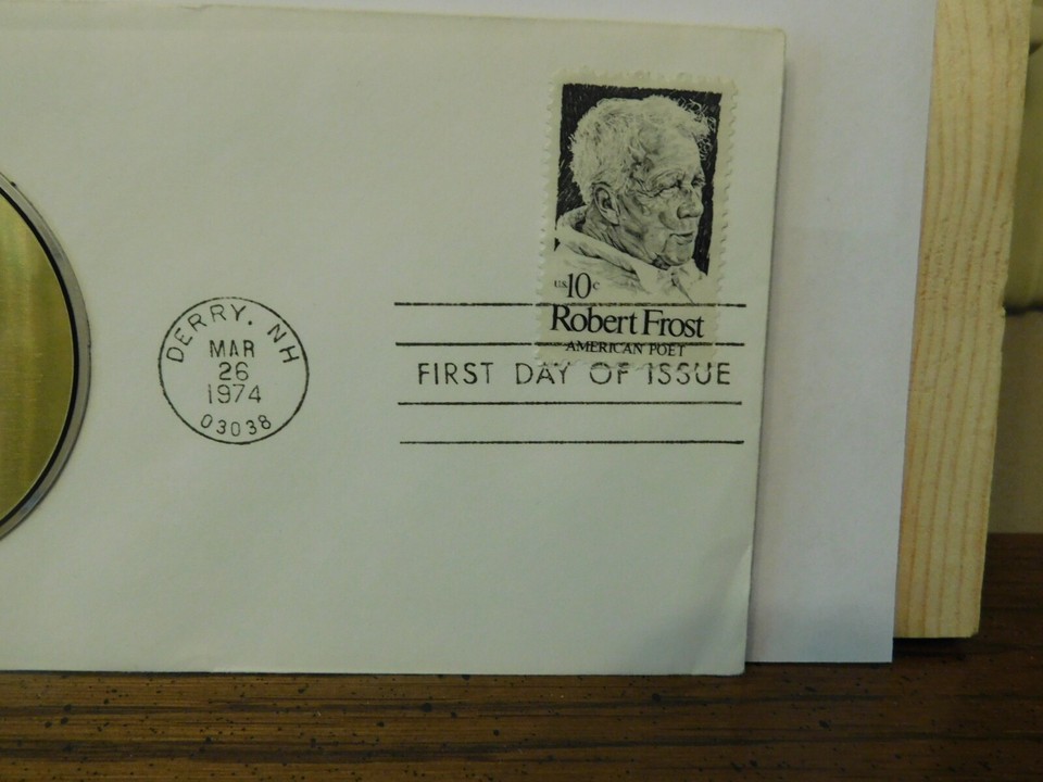 FIRST DAY ISSUE STAMP 1974 ROBERT FROST AMERICAN POET | eBay